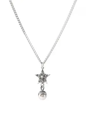 Emanuele Bicocchi Stella Pearl-pendant Necklace - Silver