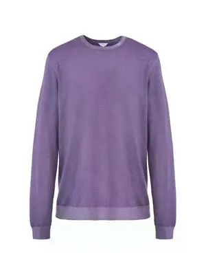 Malo Crew-neck Cashmere Sweater - Purple