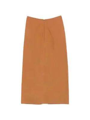 MERCI Gathered Midi Skirt