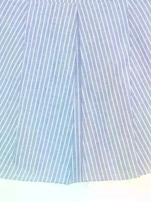 MERCI Striped Pleated Skirt