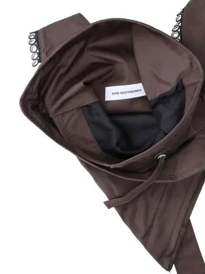 KIKO KOSTADINOV Kest Shoulder Pouch - Brown