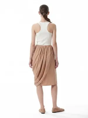 Chloé Wrap Midi Skirt - Pink
