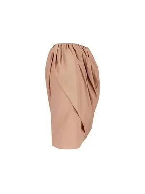 Chloé Wrap Midi Skirt - Pink