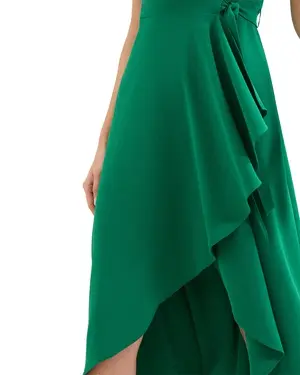 PHASE EIGHT Julissa Emerald Wrap Midi Dress - Green