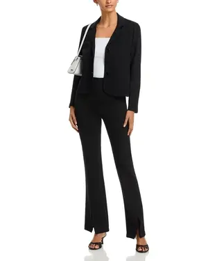 Majestic Filatures French Terry Three Button Blazer - Noir