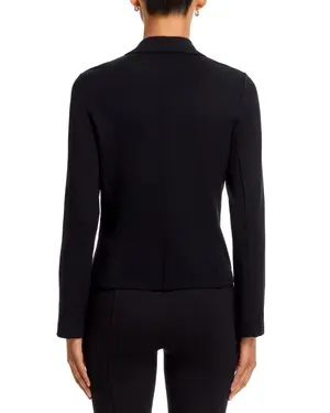 Majestic Filatures French Terry Three Button Blazer - Noir