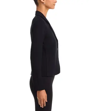 Majestic Filatures French Terry Three Button Blazer - Noir