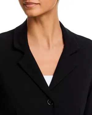 Majestic Filatures French Terry Three Button Blazer - Noir