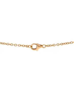 CARTIER Love Interlocking 18k Rose Gold Necklace