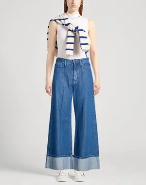 Karl Lagerfeld Wide-leg Jeans With Logo