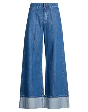 Karl Lagerfeld Wide-leg Jeans With Logo