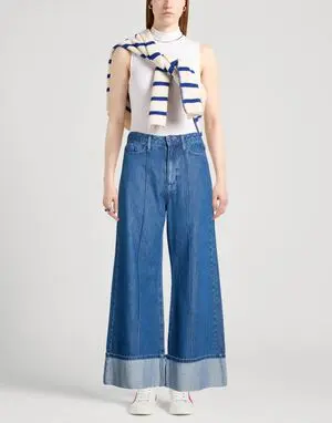 Karl Lagerfeld Wide-leg Jeans With Logo
