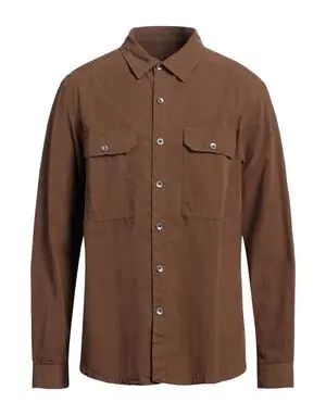 Rick Owens Cotton Overshirt - Brown