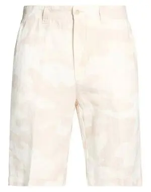 120% Lino Camouflage Linen Shorts