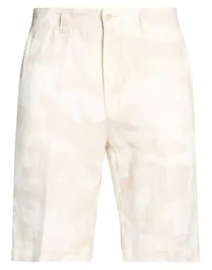 120% Lino Camouflage Linen Shorts