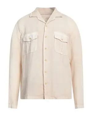 120% Lino Shirt Size Linen - Beige