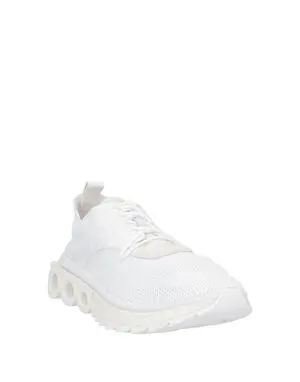 FERRAGAMO Soft Leather And Textile Fiber Sneakers