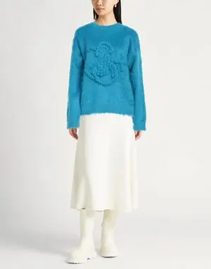 JIL SANDER Mohair Wool Blend Sweater