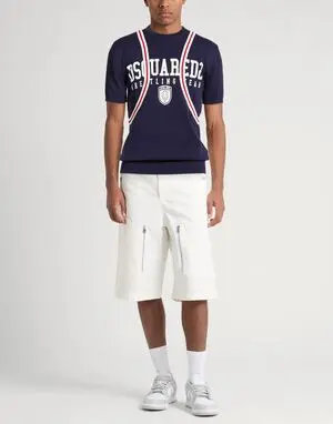 Dsquared2 Sweater With Logo And Contrasting Trim