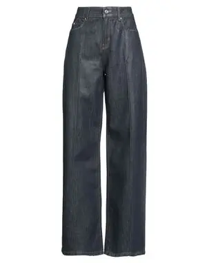 Karl Lagerfeld Straight Leg Jeans With Coated Effect