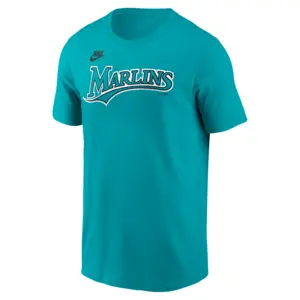 Nike Florida Marlins Cooperstown Wordmark Mlb T-shirt