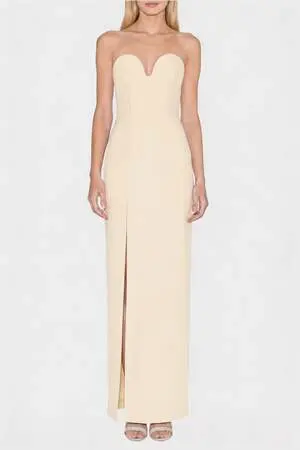 Amanda Uprichard Amanda Uprichard Cherri Gown Cornsilk