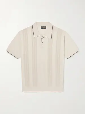 Men's Jacquard Knit Polos