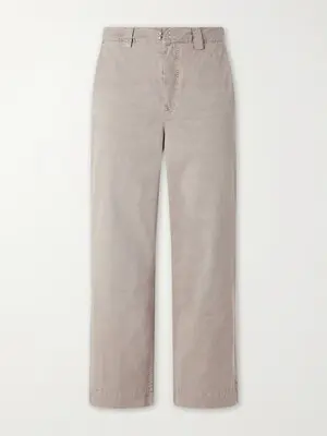 MFPEN Commission Straight-leg Cotton Trousers - Neutrals