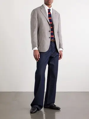 J. MUESER Silk Blazer