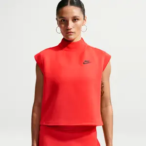Nike Sportswear Tech Fleece Short-sleeve Top - Red