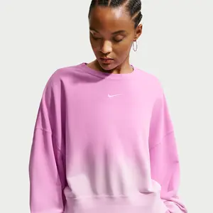 Nike Sportswear Phoenix Fleece Oversized Crew-neck Sweatshirt - Pink