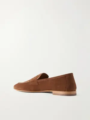 Frescobol Carioca Leme Suede Loafers