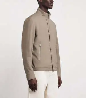 Paul & Shark Wool-silk Bomber Jacket