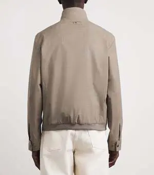 Paul & Shark Wool-silk Bomber Jacket