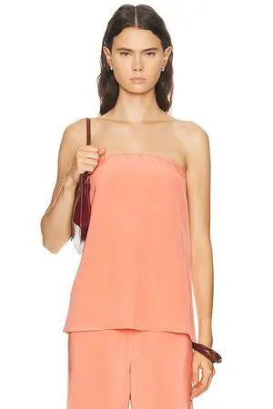 Sablyn Camden Strapless Silk Top