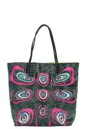 Fendi Beaded Vintage Tote Bag