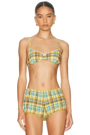 Solid & Striped Plunge Swimsuits
