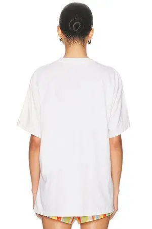 RE/DONE Boyfriend Tee Fishing Graphic Print T-shirt