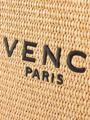 Givenchy Logo Raffia Pouch - Neutrals