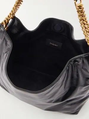 Saint Laurent Hortense Leather Shoulder Bag