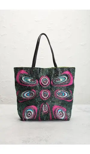 Undefined Fendi Beaded Vintage Tote Bag