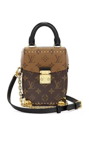 FWRD RENEW Louis Vuitton Monogram Reverse Camera Box Handbag - Brown
