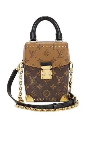 FWRD RENEW Louis Vuitton Monogram Reverse Camera Box Handbag - Brown