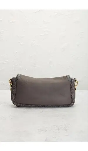 Undefined Fendi Shearling Baguette Shoulder Bag