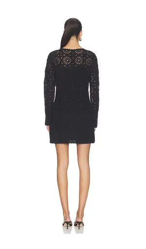 FRAME The Crochet Keyhole Dress