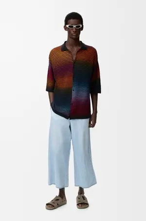 Loewe Drawstring Denim Trousers - Washed Blue