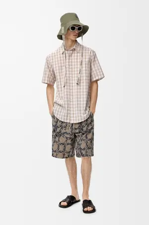 Loewe Short Sleeve Shirt In Cotton