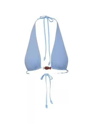 BAOBAB Jelena Resin-stone Triangle Bikini Top - Blue