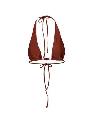 BAOBAB Jelena Resin-stones Triangle Bikini Top - Orange