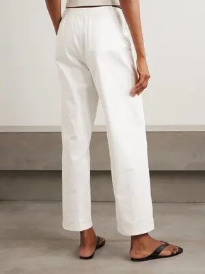 DEIJI STUDIOS Pocket Organic Wide-leg Jeans - White